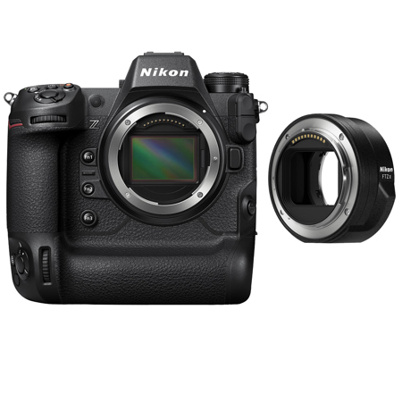 Nikon Z 9 Mirrorless Camera with FTZ II Mount Adapter 1669 FTZ