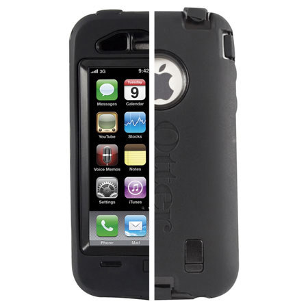 OtterBox Defender Case for iPhone 3G/3GS, Black 1942205 - Adorama