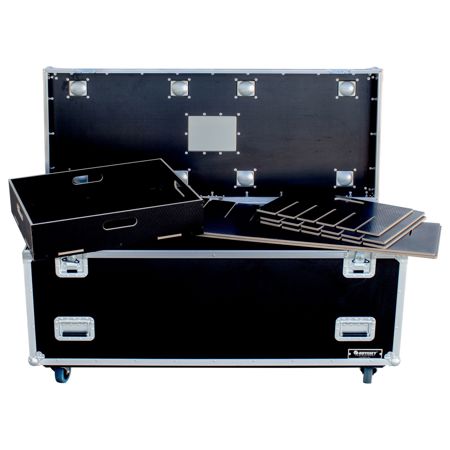 Odyssey Innovative Designs Utility Tour Trunk Case with Caster Wheels ...