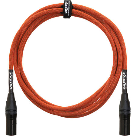 Orange XLR-XLR Professional Microphone Cable, 10', Orange