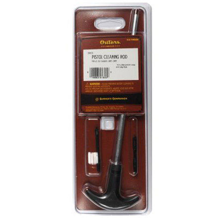 Outers Aluminum Cleaning Rod for Pistol, .22-.25 Caliber, 8-32 Thread