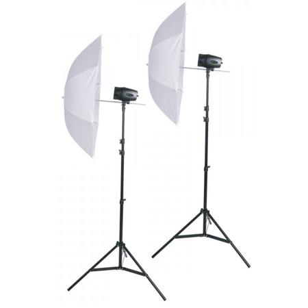 Interfit Photographic 2 Pack ACE 100w/s Monolight Flash Kit, Includes ...