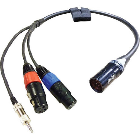 Peter Engh 2' 2x XLR 3-pinF to XLR 7-pinM M3 Quick Release Mixer End ...