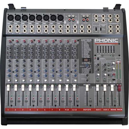 Phonic Powerpod 1860 Plus 800W 12 Channel Powered Mixer POWERPOD 1860PLUS