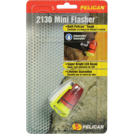Pelican Mini Flasher 2130 LED Flashlight, Yellow - Adorama