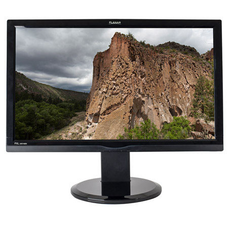 Planar PXL2451MW 1080p 24" Edge-Lit LED LCD Monitor, 16:9 Aspect Ratio ...