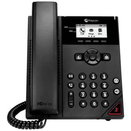 Polycom VVX 150 Entry-Level 2-Line IP Desk Phone with HD Voice 2200 ...