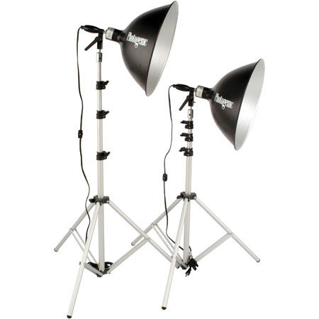 Photogenic Digilight 2-Light Starter Kit, with 2 FL14 Lights, Bulbs and ...