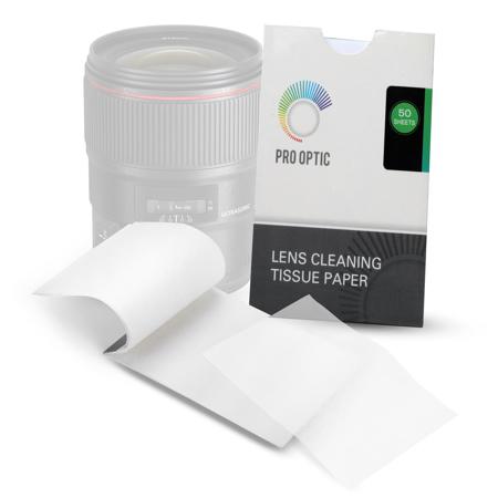 ProOptic Pro OPTIC Lens Cleaning Tissue Paper (50 Sheets) PRO-X-CT