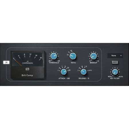 PreSonus Brit Comp Fat Channel Compressor Software Plug-In, Electronic ...