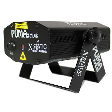 ProX X-ML48 Puma 140mw Red and Green Dual Color Laser Effect Light X-ML48