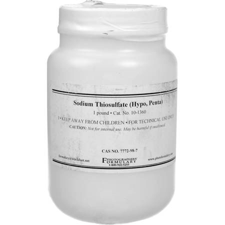 Photographers' Formulary Sodium Thiosulfate, 1 Pound 10-1360 1LB