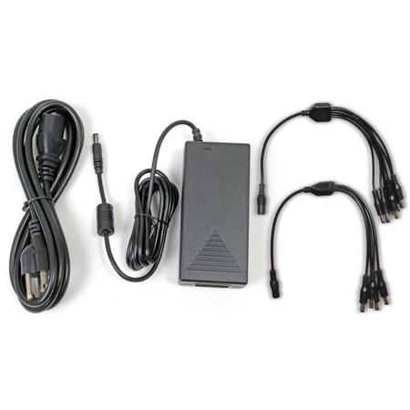 Q-See 12V 5Amp Camera Power Adapter with 4-Way & 8-Way Power Splitters