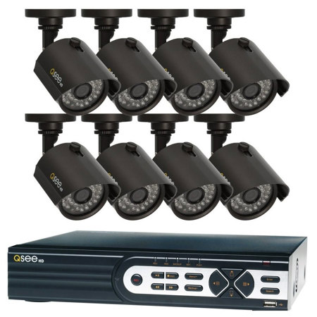 Q-See QTH16-8Z3-2 16 CH HD DVR System with 2TB HDD & 8x 720p Camera ...