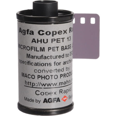 Rollei Copex Rapid Black and White Negative Microfilm (35mm Roll, 36 ...