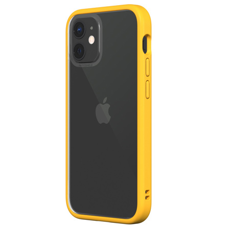 RhinoShield Mod NX Bumper Case with Yellow Frame+Rim for iPhone 12 Mini