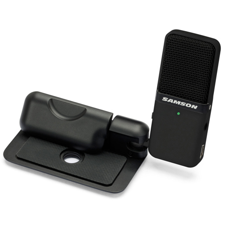 Samson Go Mic USB Microphone for Mac and PC Computers, Titanium Black