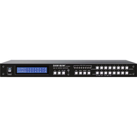 Shinybow 8x8 Composite Video&Stereo Audio Matrix Routing Switcher, BNC ...