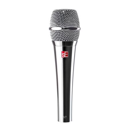 SE Electronics V7 Supercardioid Dynamic Handheld Microphone, Chrome V7 ...