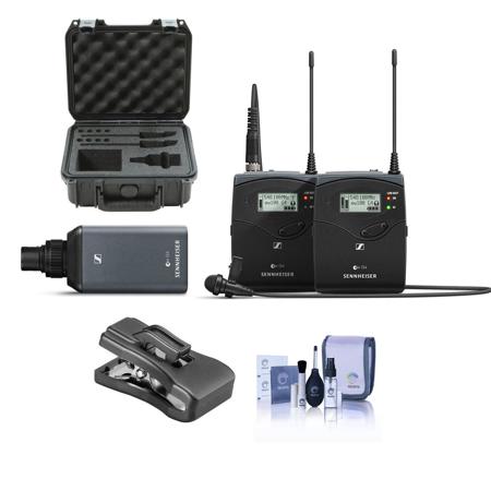 Sennheiser ew 100 ENG G4 Wireless Combo Set, G: 566 - 608 MHz With Accessory Kit