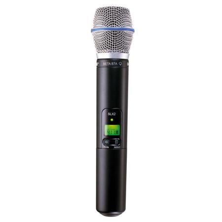 Shure SLX2/BETA87A=-J3 Handheld Transmitter with Beta 87A Mic SLX2 ...