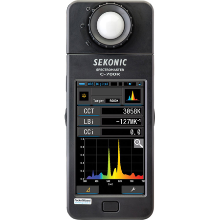 Sekonic C-700R SpectroMaster Spectrometer with Wireless Flash Triggering