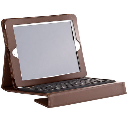 Solid Line RightShift BT Keyboard and Case f/iPad2 & iPad3 - Burgundy