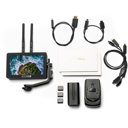 SmallHD FOCUS 5" Camera-Top LED Monitor with Built-In Bolt 500 LT ...