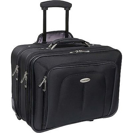 Samsonite Business One Mobile Office Rolling Notebook Case, Black