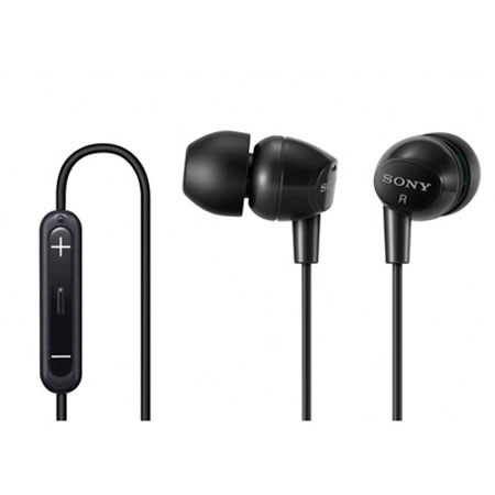 Sony Premium Earbuds with iPod/iPhone Remote, Blac DREX12IP BLACK