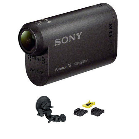 Sony HDR-AS15 HD Action Camcorder, Bundle w/Suction Cup Mount, Adhesive ...