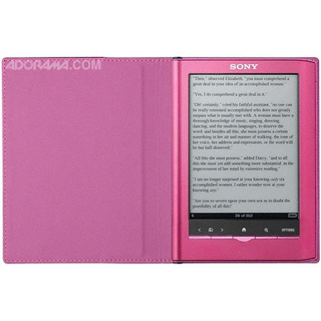 Sony Premium Cover for PRS-350 Reader Pocket Edition, Pink - Adorama