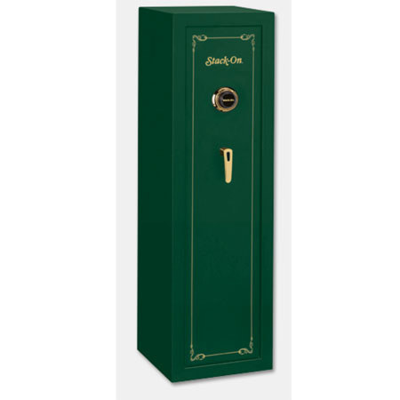 Stack-On 10 Gun Safe with Combination Lock, Matte Hunter Green