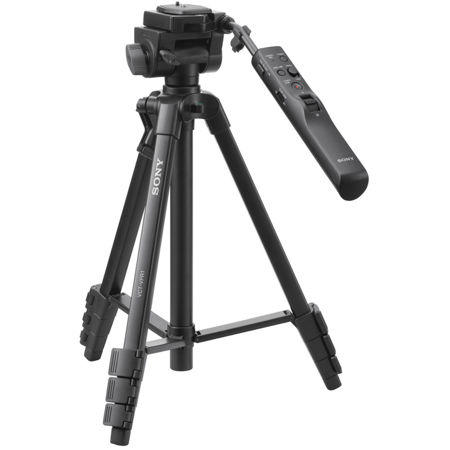Sony VCTVPR1 4-section Aluminum Tripod- Black - Adorama