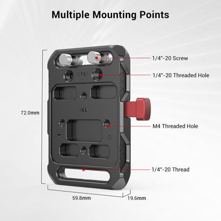 SmallRig Mini V-Mount Battery Plate 2987 - Adorama