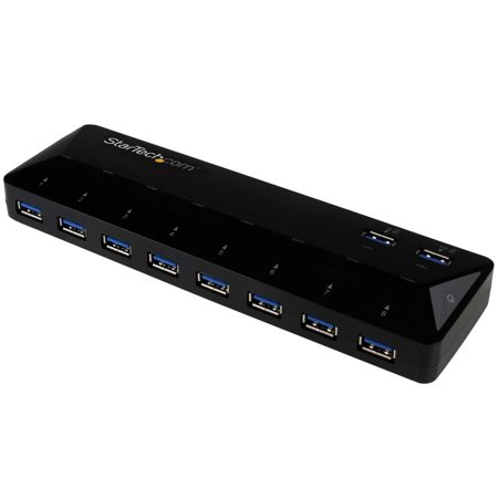 StarTech 10-Port USB 3.0 Hub With Charge and Sync Ports ST103008U2C