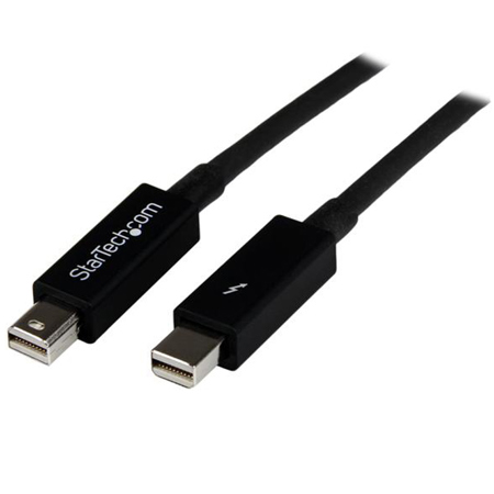 StarTech 1.64' 20-Pin Male to 20-Pin Male Thunderbolt Cable, Black