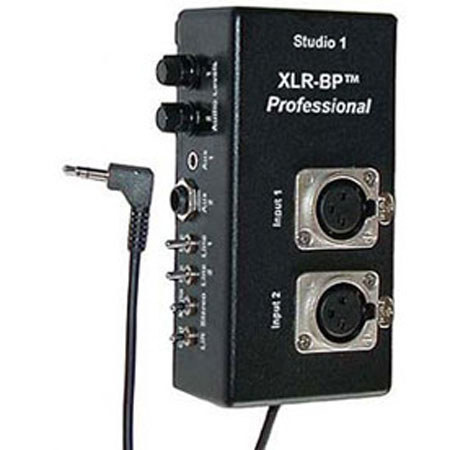 Studio 1 Productions XLR-BP Professional Adapter with 2 XLR Inputs XLR ...
