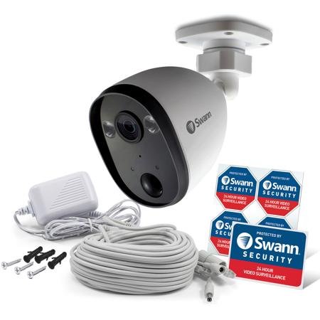 Swann 1080p Full HD Powered Wi-Fi Spotlight Outdoor Security Camera ...