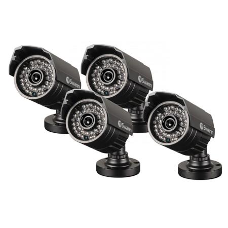 Swann PRO-735 Multi-Purpose Indoor/Outdoor Security Bullet Camera, 4 Pack