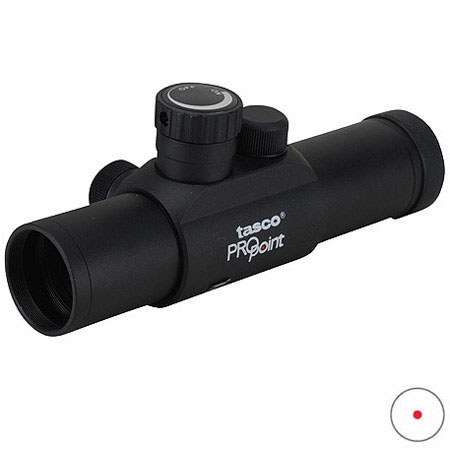 Tasco 1 x 25mm ProPoint Series Shotgun & Handgun Scope, Matte Black ...