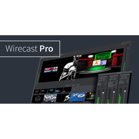 Telestream Wirecast Pro Upgrade, Mac, Upgrade from Wirecast One, Download