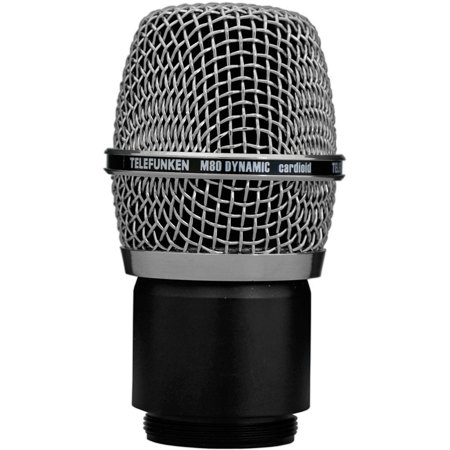 Telefunken M80-WH Super-Cardiod Wireless Dynamic Microphone Capsule, Chrome SYTM-023