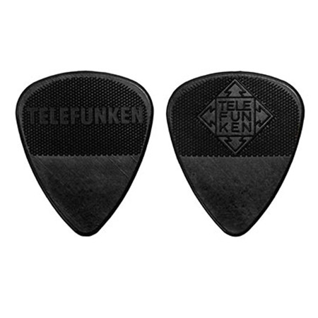 Telefunken 1mm Thin Diamond Graphite Enriched Delrin Guitar Pick, 6-Pack