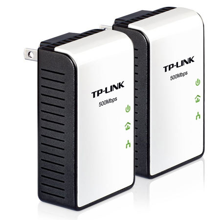 TP-LINK AV500 Mini Power Line Adapter Starter Kit - Up to 500Mbps TL ...