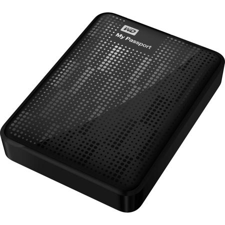 WD My Passport Essential 2TB 2.5" Portable Hard Drive, USB 3.0, Black