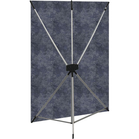 Westcott 5 x 7' Slate X-Drop Backdrop Kit, with X-Drop Stand and Travel ...