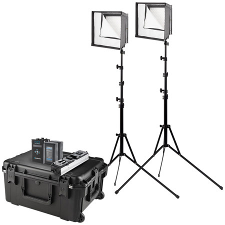 Westcott Flex Cine Bi-Color LED 2-Light Travel Kit, 1'x1' - Adorama