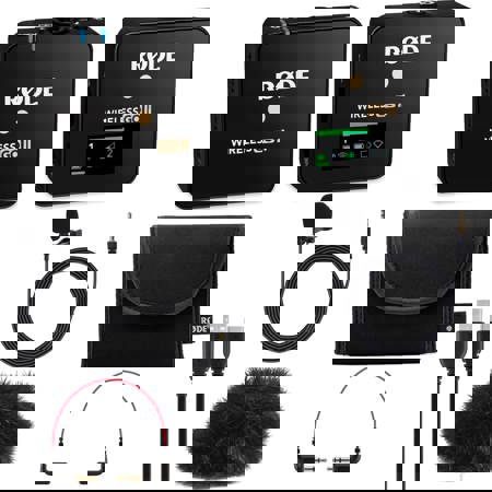 Rode Wireless GO II Compact Mic System, Bundle w/ Turnstile Lavalier ...