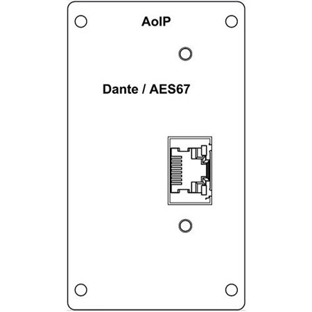 Wohler Dante Input Module with RJ-45 Connector, AMP2-E16V-M & AMP2-16V ...